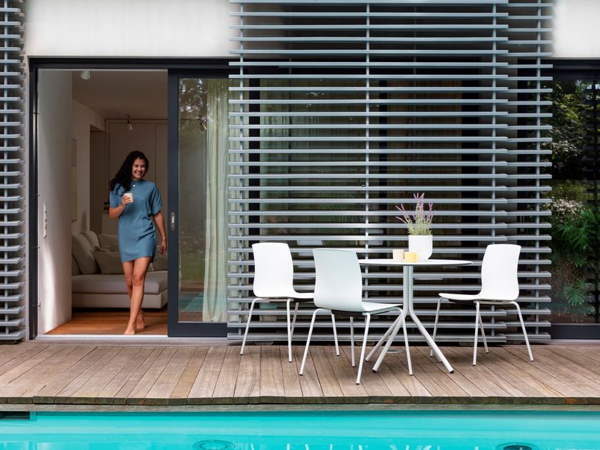 FIORE OUTDOOR Cadeira de plástico para jardim By Dauphin | design ...
