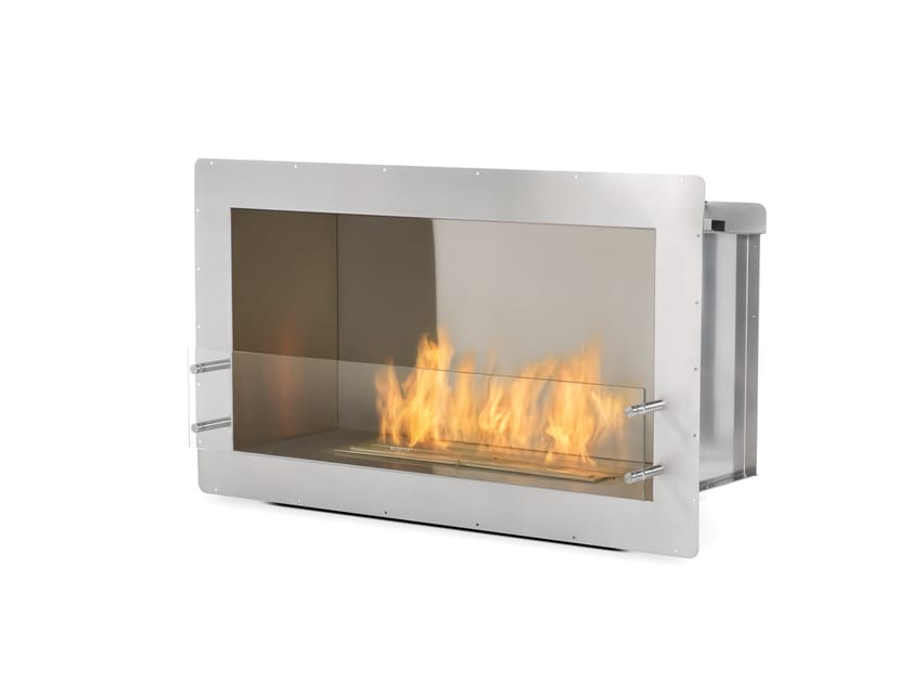 Bioethanol Glass and Stainless Steel Fireplace insert FIREBOX 1000SS By ...