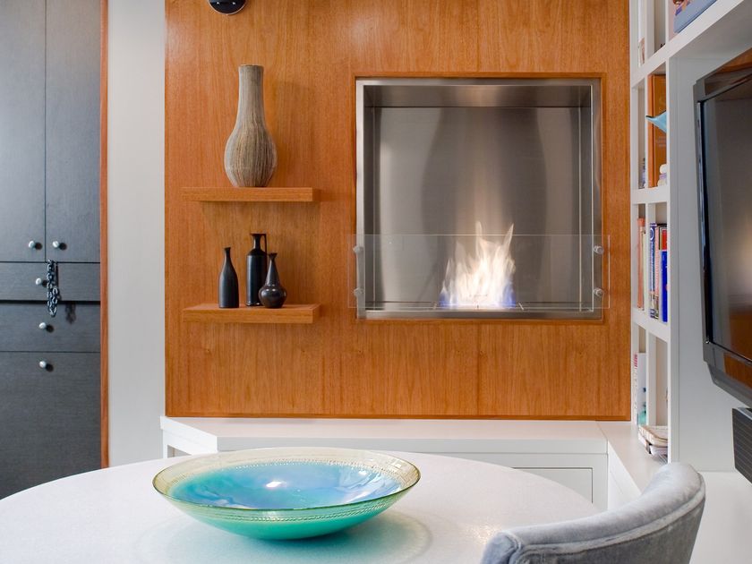 Bioethanol Glass and Stainless Steel Fireplace insert FIREBOX 650SS By ...