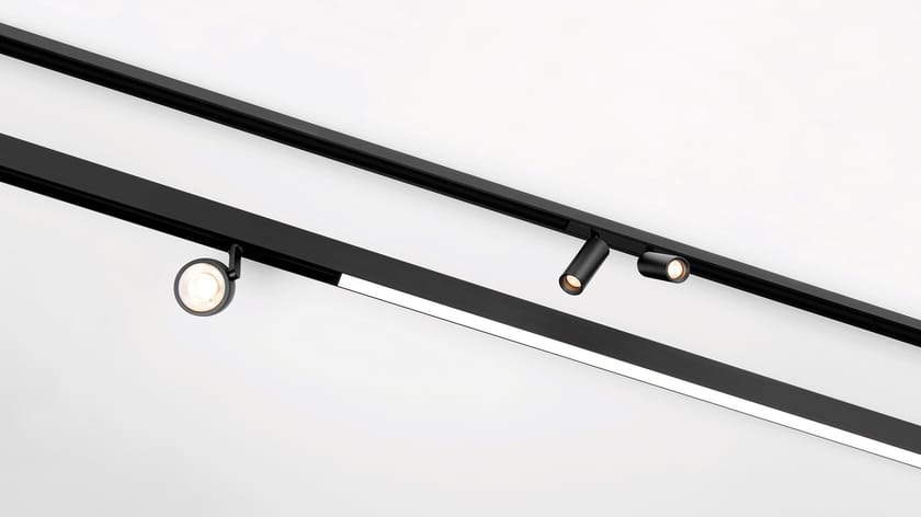 FIT 20 48V DOUBLE SHORT track-Light By Arkoslight design Rubén Saldaña