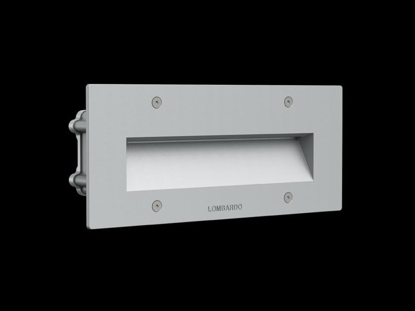 Segnapasso a LED a parete in alluminio per esterni FIX 506 By Lombardo