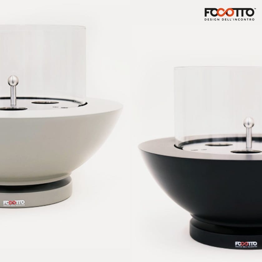 Caminetto da tavolo in acciaio inox a bioetanolo FLAMEBOWL - Focotto - Edilportale