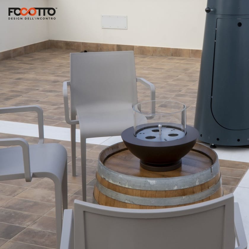 Caminetto da tavolo in acciaio inox a bioetanolo FLAMEBOWL - Focotto - Edilportale