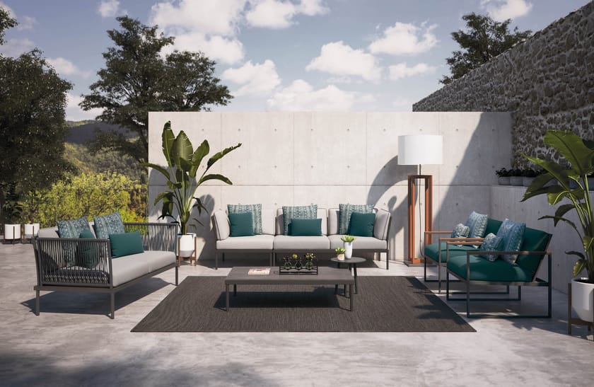 FLASH CENTRAL MODULE 2P 花园沙发 By Atmosphera | design Atmosphera Creative Lab