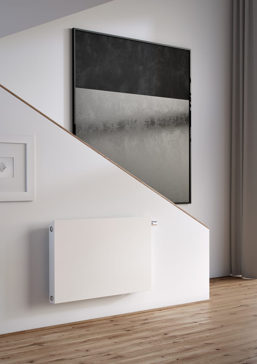 Horizontal steel panel radiator FLAT LINE By VASCO