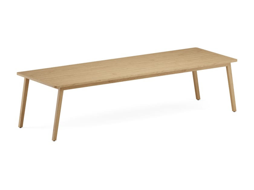 FLEXX Rectangular wooden dining table By Jardinico