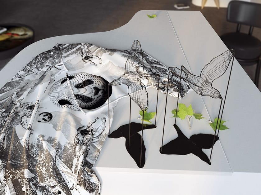 Metal decorative object FLIGHT SHADOWS By MZPA