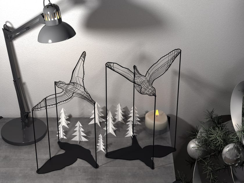 Metal decorative object FLIGHT SHADOWS By MZPA