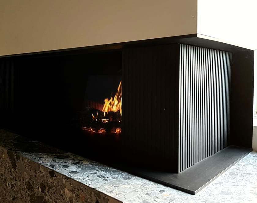 FLOATING Fireplace Mantel By HOLOFIRES by hyggeflames