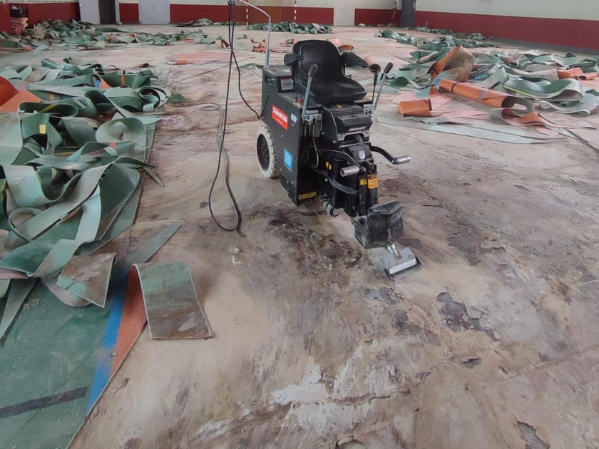 FLOOR SCRAPER 4230-E Ponceuse By Trimmer