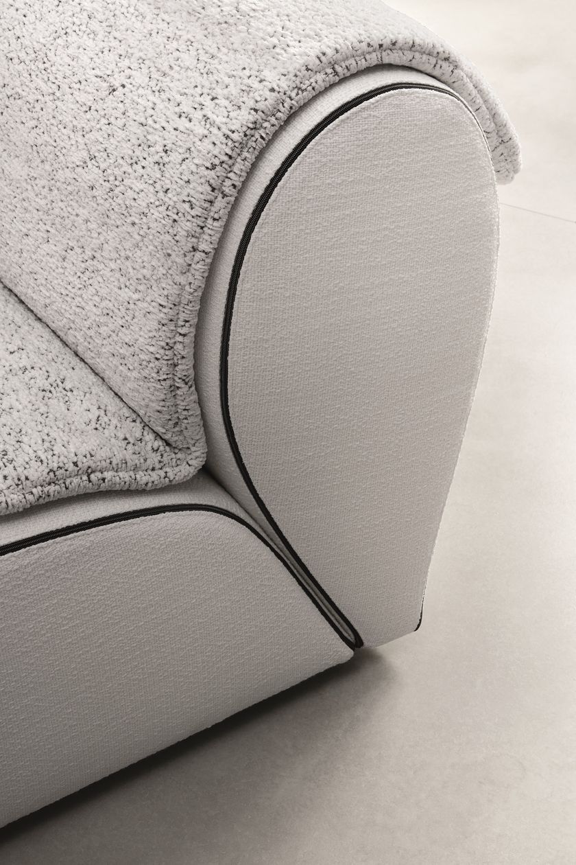 FLORA 2 seater fabric sofa with removable cover By Flou