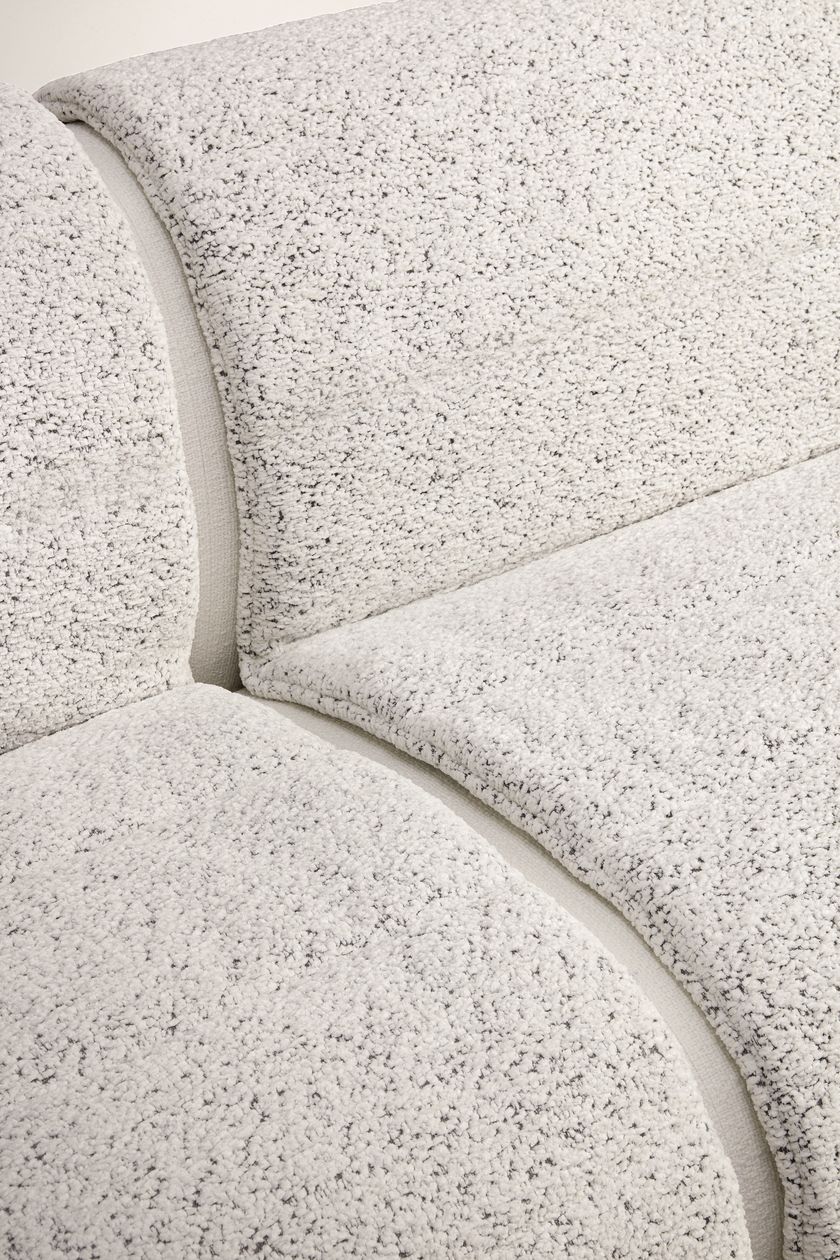 FLORA 2 seater fabric sofa with removable cover By Flou