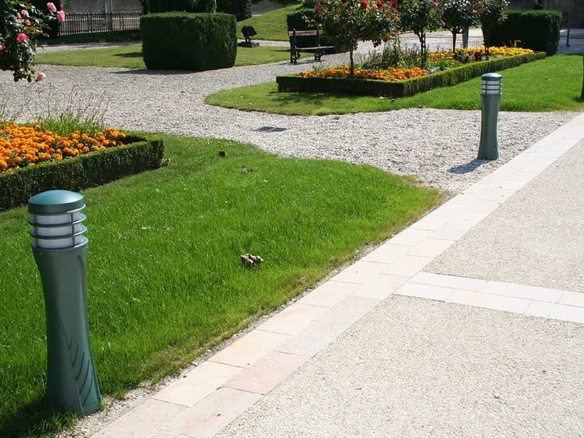 LED aluminium bollard light FLORE By GHM-ECLATEC