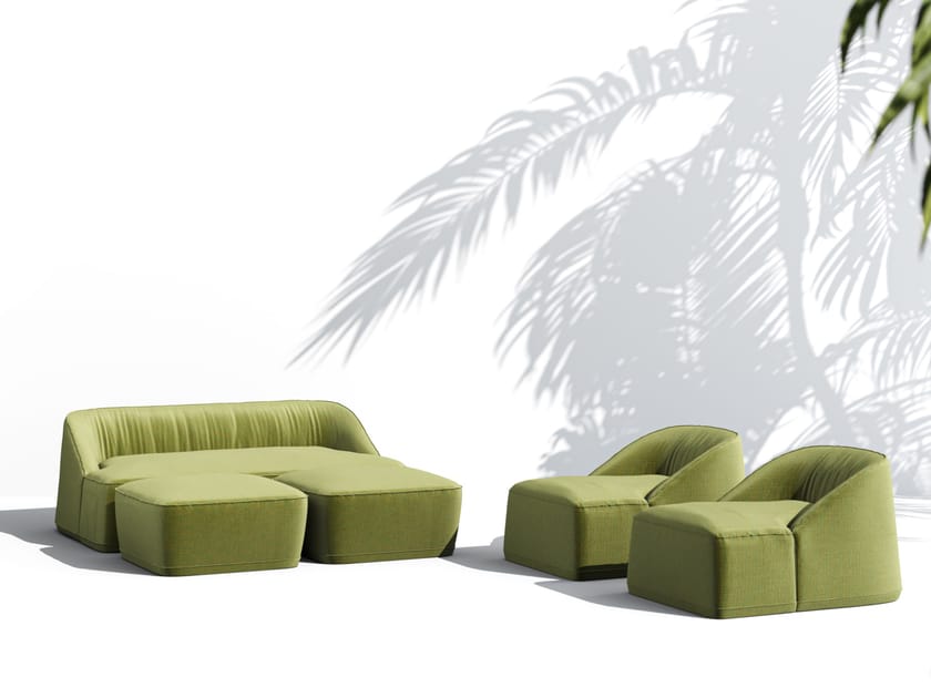 FLOW 2 seater fabric garden sofa By Myface