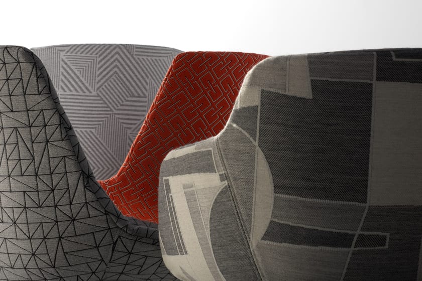 FLOW TEXTILE | Chair with armrests By MDF Italia design Jean-Marie Massaud