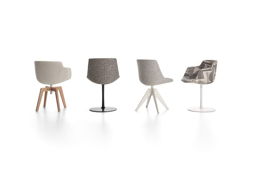 FLOW TEXTILE | Chair with armrests By MDF Italia design Jean-Marie Massaud