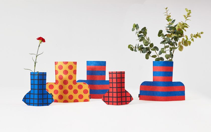 Vaso in tessuto FLOWER POWER L RUMBA 01 By Sancal