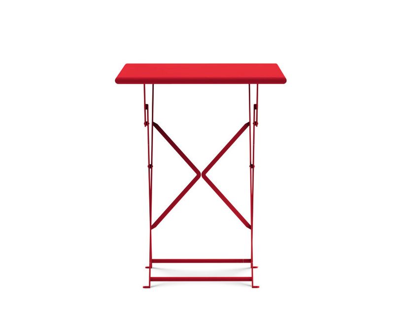 FLOWER Folding metal garden table By Ethimo