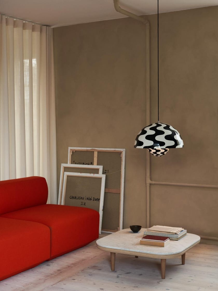 FLOWERPOT VP2 Pendant lamp By &Tradition | design Verner Panton