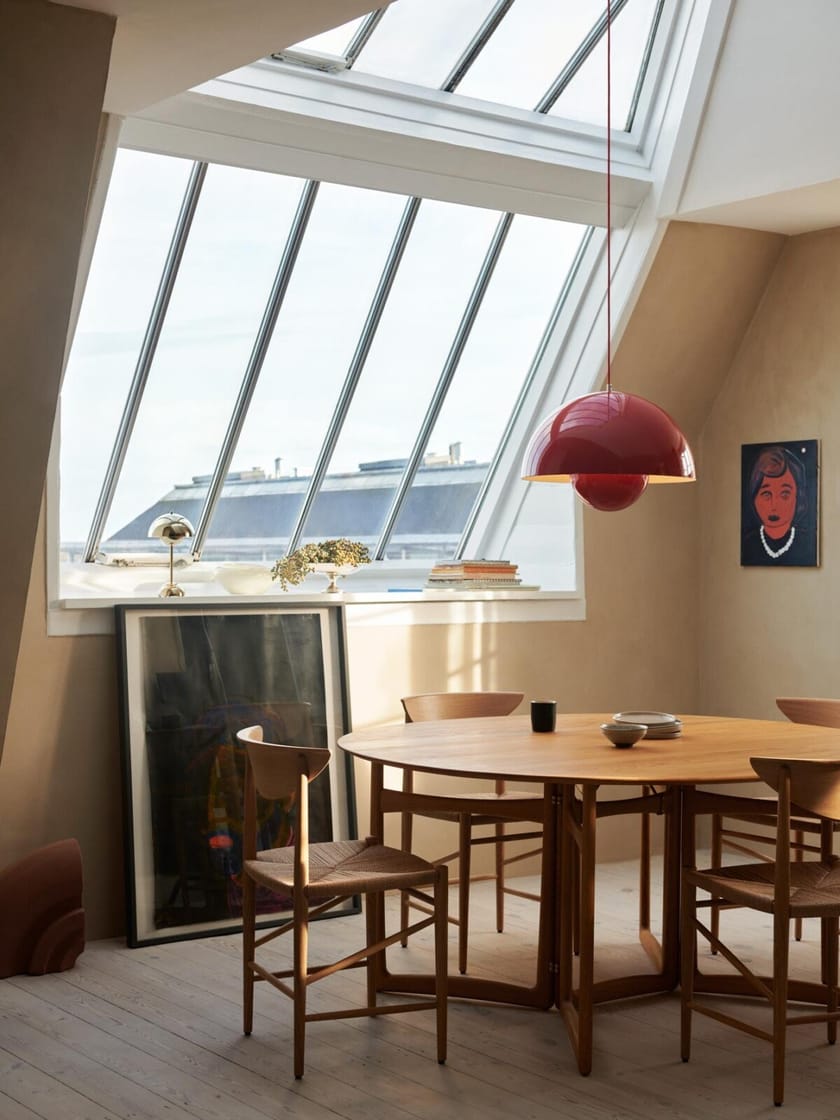 FLOWERPOT VP2 Pendant lamp By &Tradition | design Verner Panton