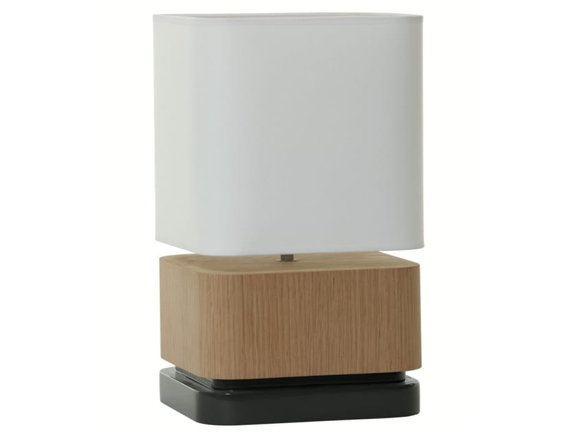 Wooden table lamp FLUCE Wood Collection By Flam & Luce design Cyril Gorin