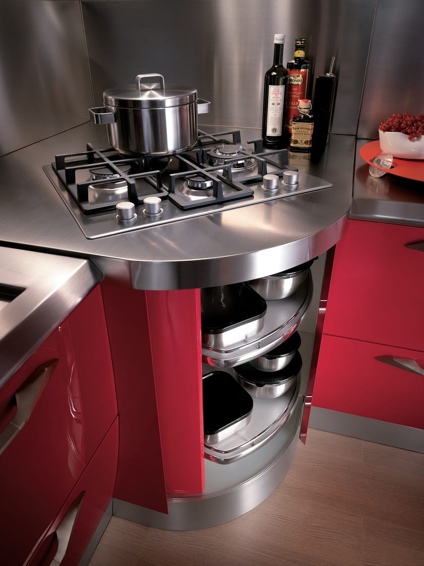 Lacquered fitted kitchen FLUX Scavolini Line By Scavolini design ...