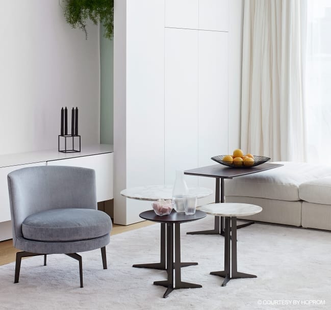 FLY | Coffee table Fly Collection By Flexform design Antonio Citterio