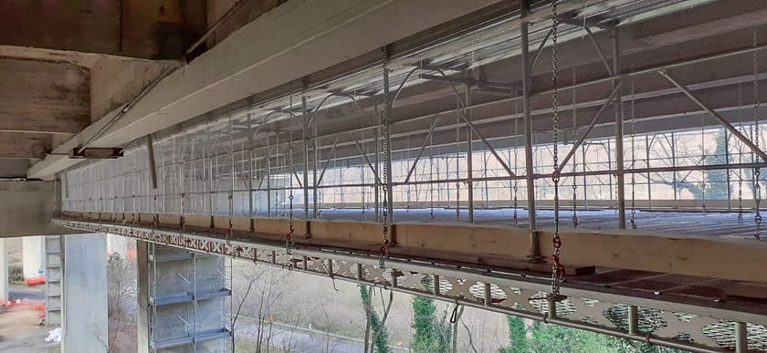 FLYDECK Tubular structure and scaffolding By Pilosio