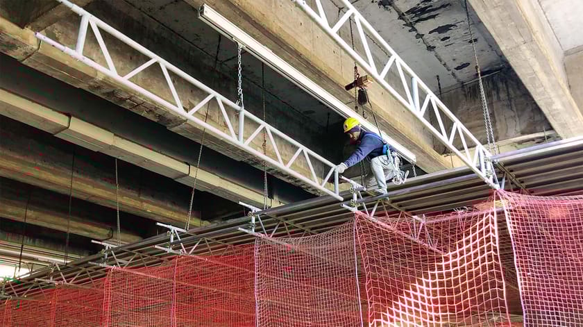 FLYRAIL Andaime e estrutura tubular By Pilosio