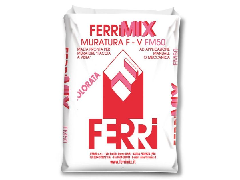 FM50 LIST Mortar for masonry By Ferrimix