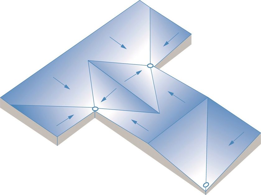 Glass Thermal insulation panel FOAMGLAS® TAPERED T3+ By FOAMGLAS