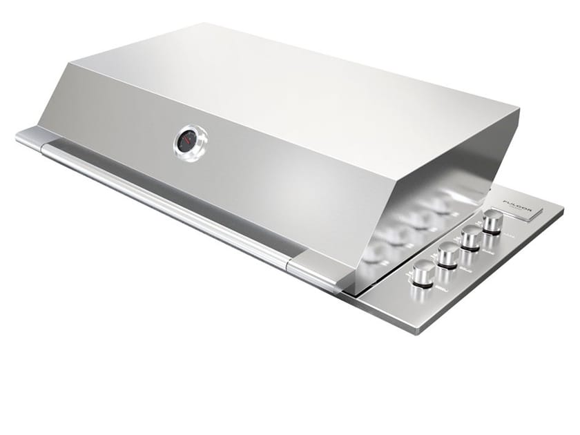FOBQ 1000 G X Gas stainless steel barbecue By Fulgor Milano