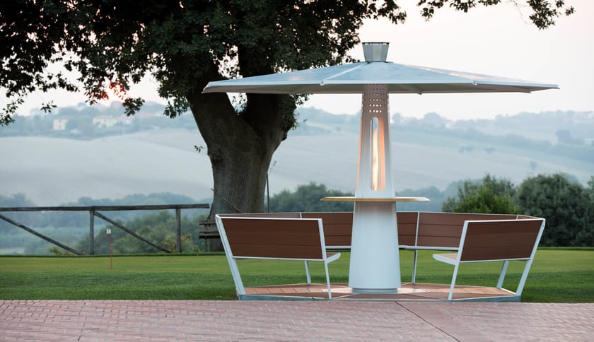 FOCOTTO FULL Outdoor heater By Focotto | design Riccardo Diotallevi