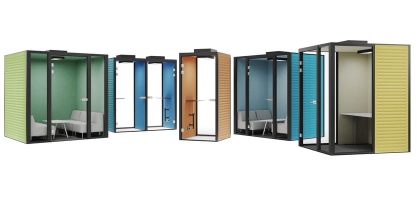 Acoustic multimedia office booth FOCUS ROOM Silent Cube Collection By ...