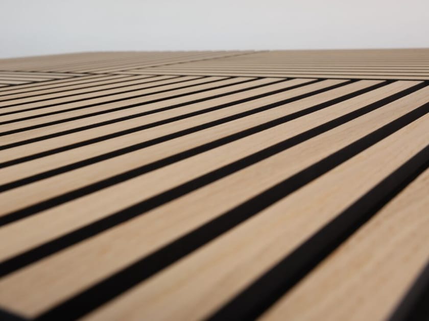 Pannello acustico a parete in legno PANNELLI IN LEGNO - FOG & VENØ ...