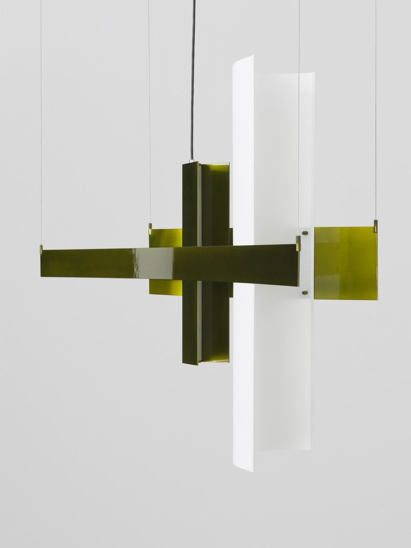 FOLD Paper and metal pendant lamp By Maison Matisse | design Formafantasma
