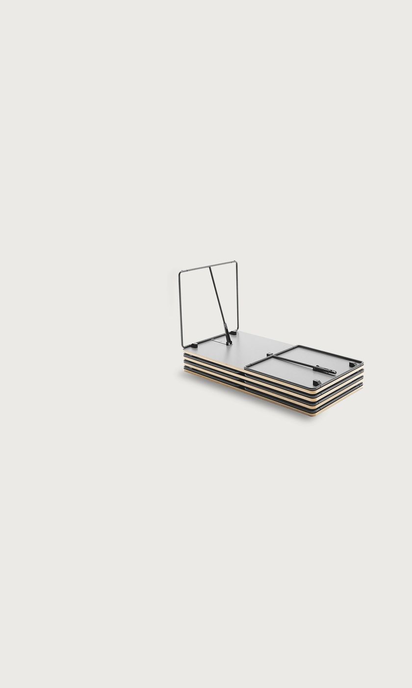 Banco pieghevole in acciaio FOLD-UP By Segis design Lucci Orlandini Design