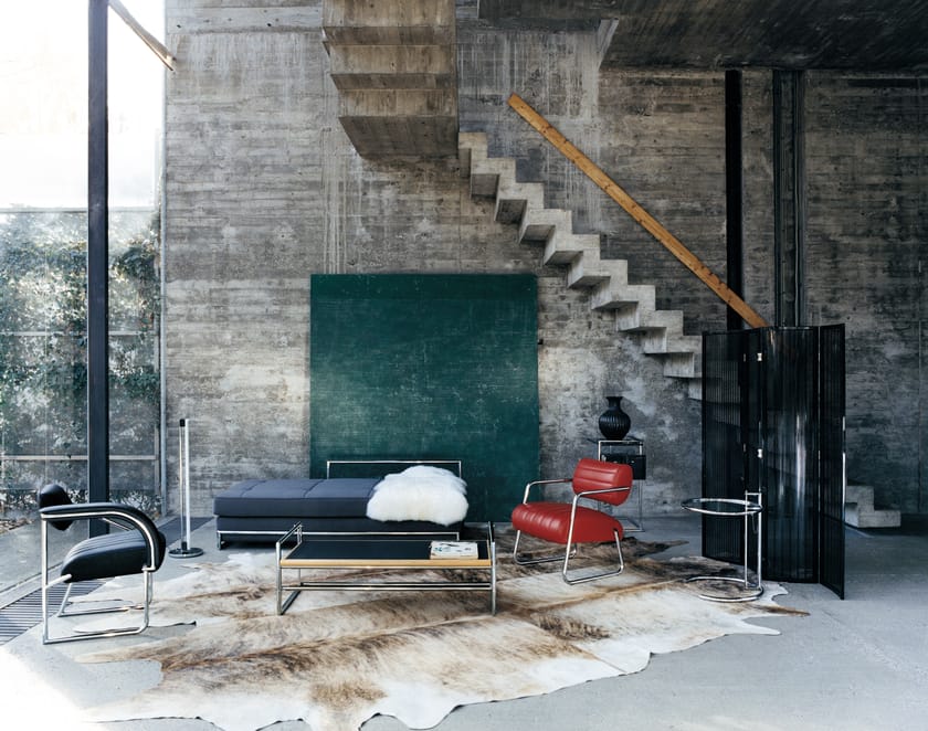 FOLDING SCREEN Metal and wood screen By ClassiCon | design Eileen Gray