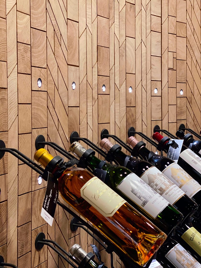 Oak wall tiles FORÊT BARREL By OSCARONO