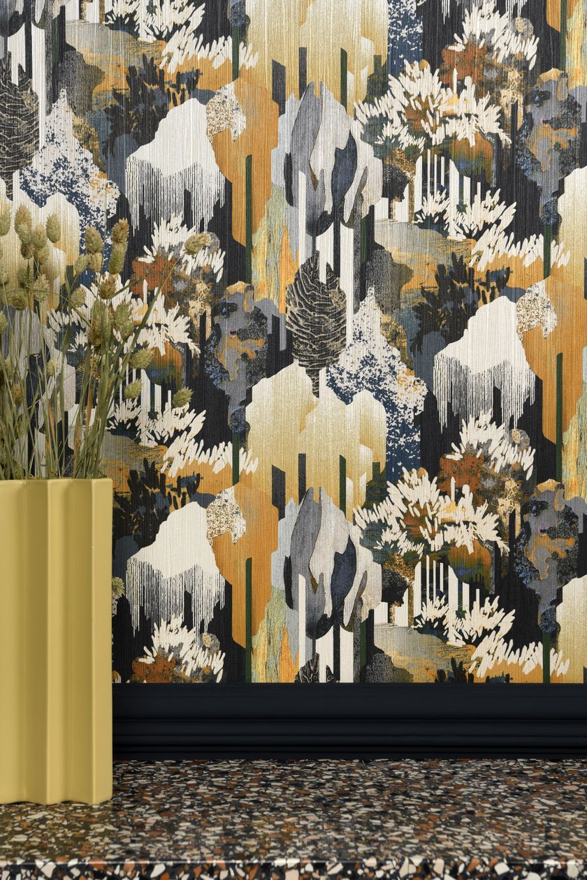 Motif vinyl wallpaper FORÊT By LELIEVRE