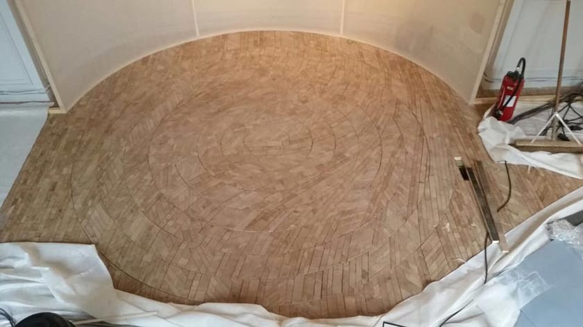 Oak flooring FORÊT TWIRL By OSCARONO