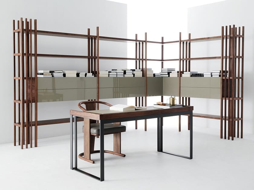 FOREST Open modular wooden shelving unit By HC28 | design François ...