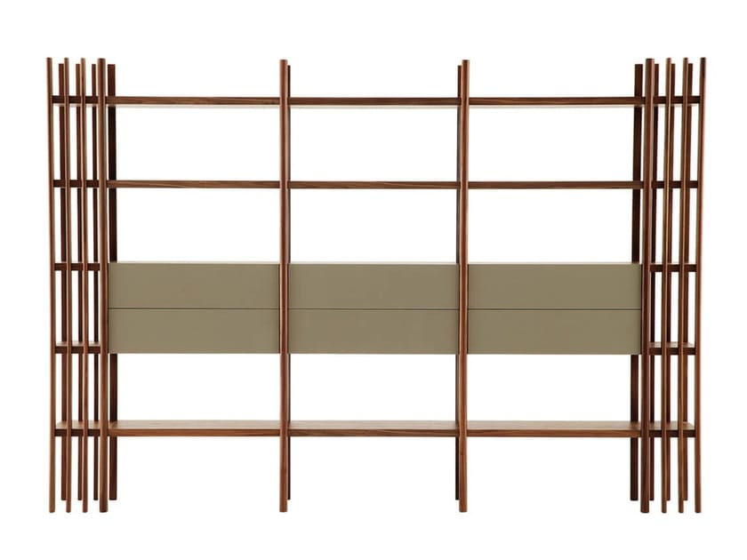 FOREST Open modular wooden shelving unit By HC28 | design François ...