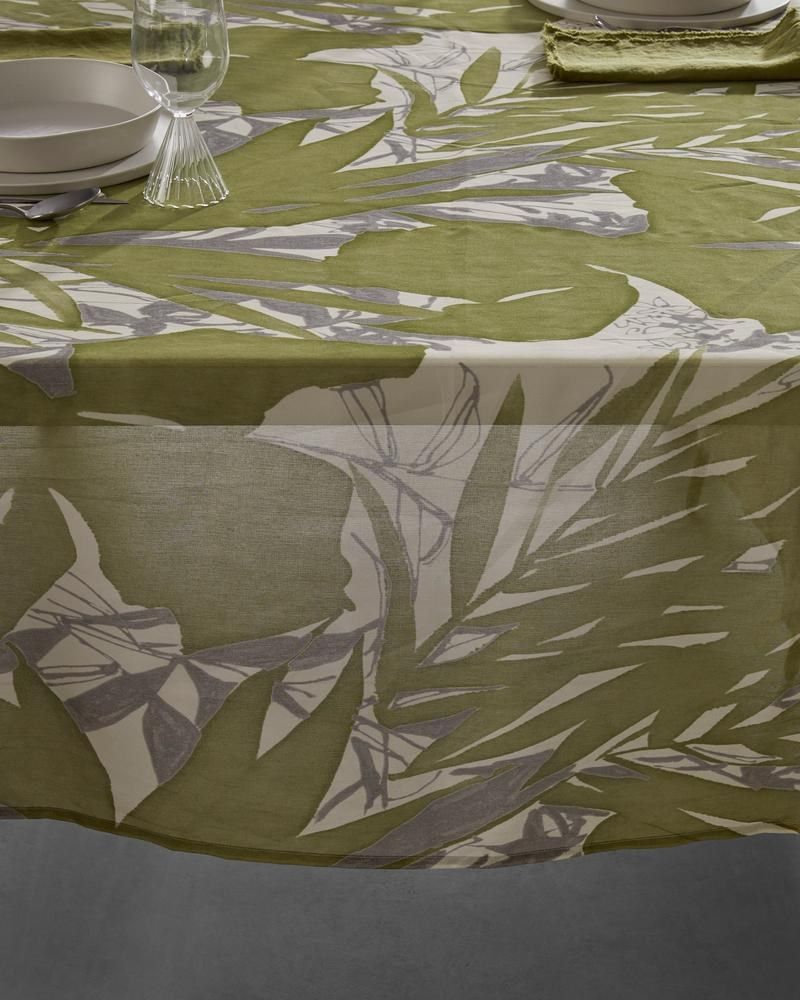 Abacá tablecloth FOREST By Society Limonta