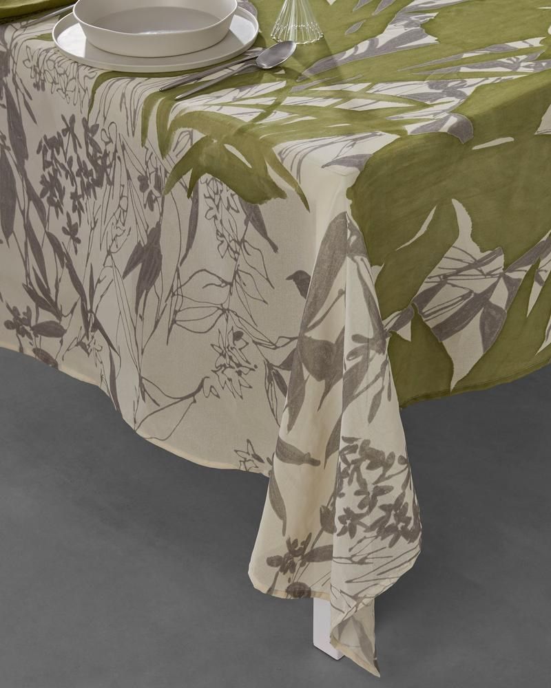 Abacá tablecloth FOREST By Society Limonta