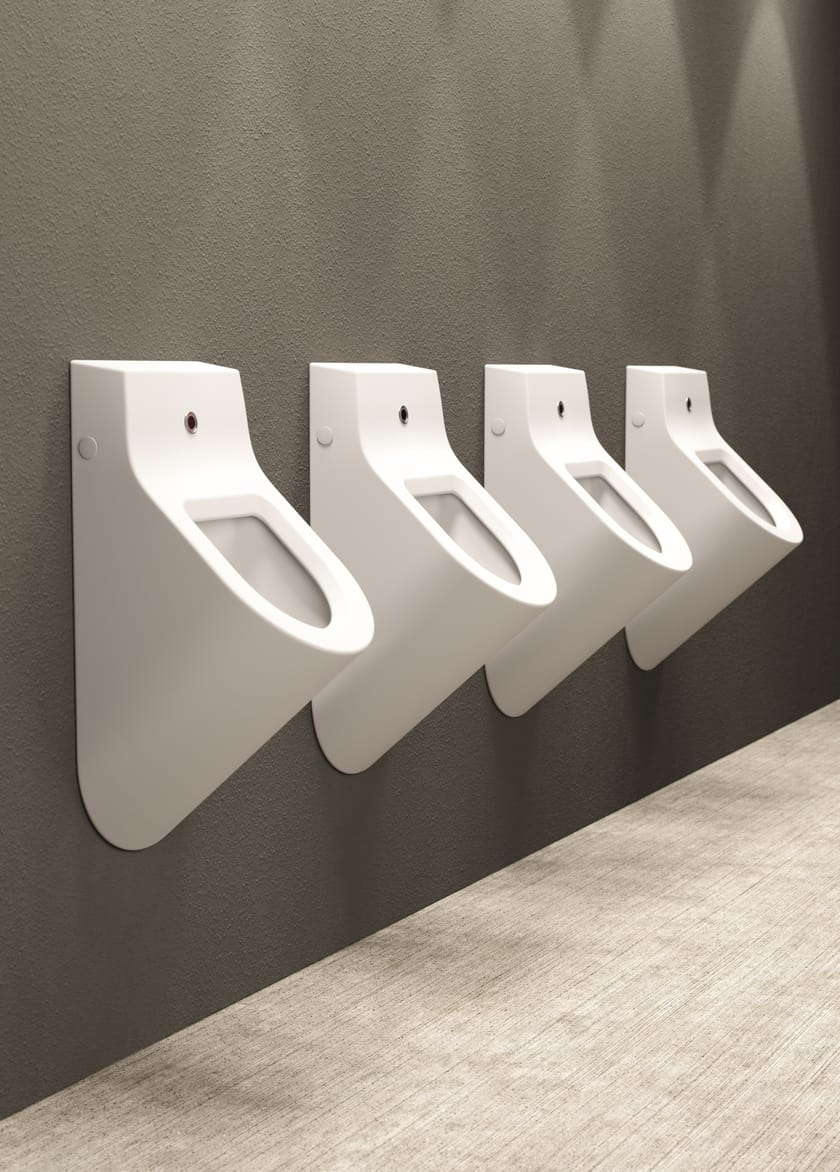 FORM Suspended ceramic Urinal By Alice Ceramica