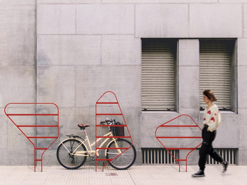 Galvanized steel Bicycle rack FORREST By Punto Design design Studio Pastina