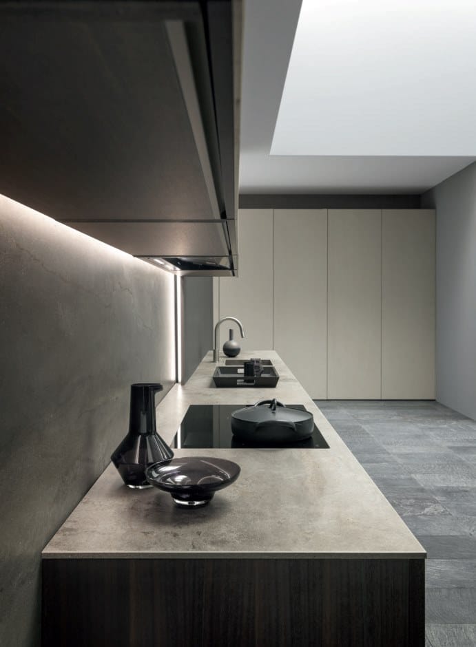 FRAME BLADE | Linear kitchen Frame Collection By MODULNOVA