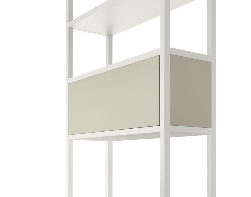 FRAME Open low metal office shelving By Fantin | design Salvatore Indriolo