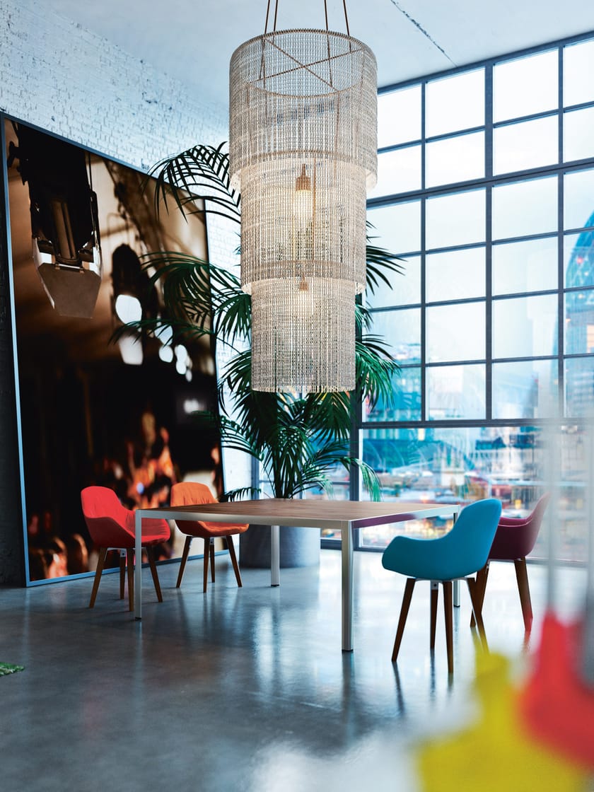 Rectangular meeting table FRAME + MEETING By Sinetica